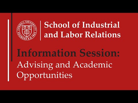 Advising and Opportunities | The ILR School