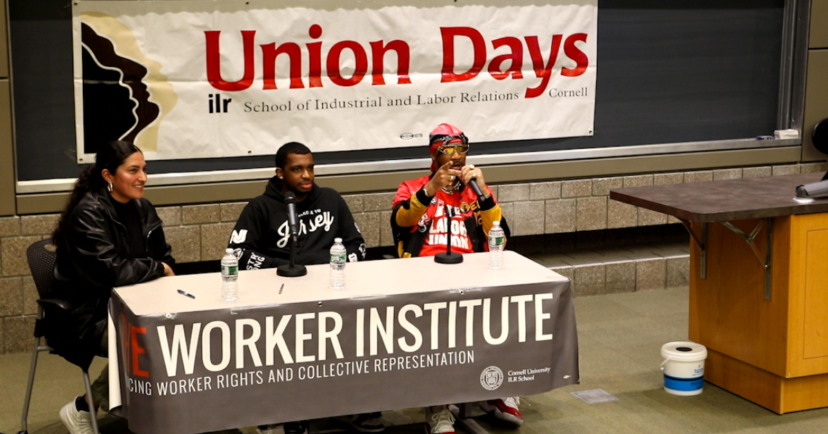 ILR Connects with Amazon Labor Union Leaders | The ILR School